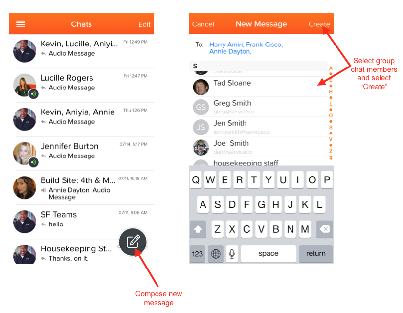 Creating Group Chats – Voxer Support